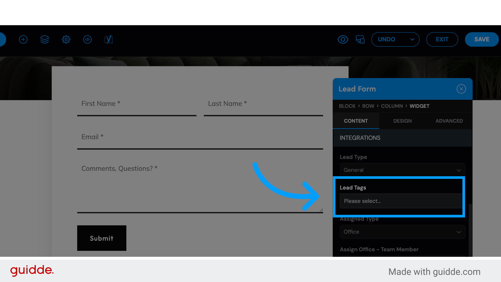 CRM: How to Customize Tags on Your Lead Form