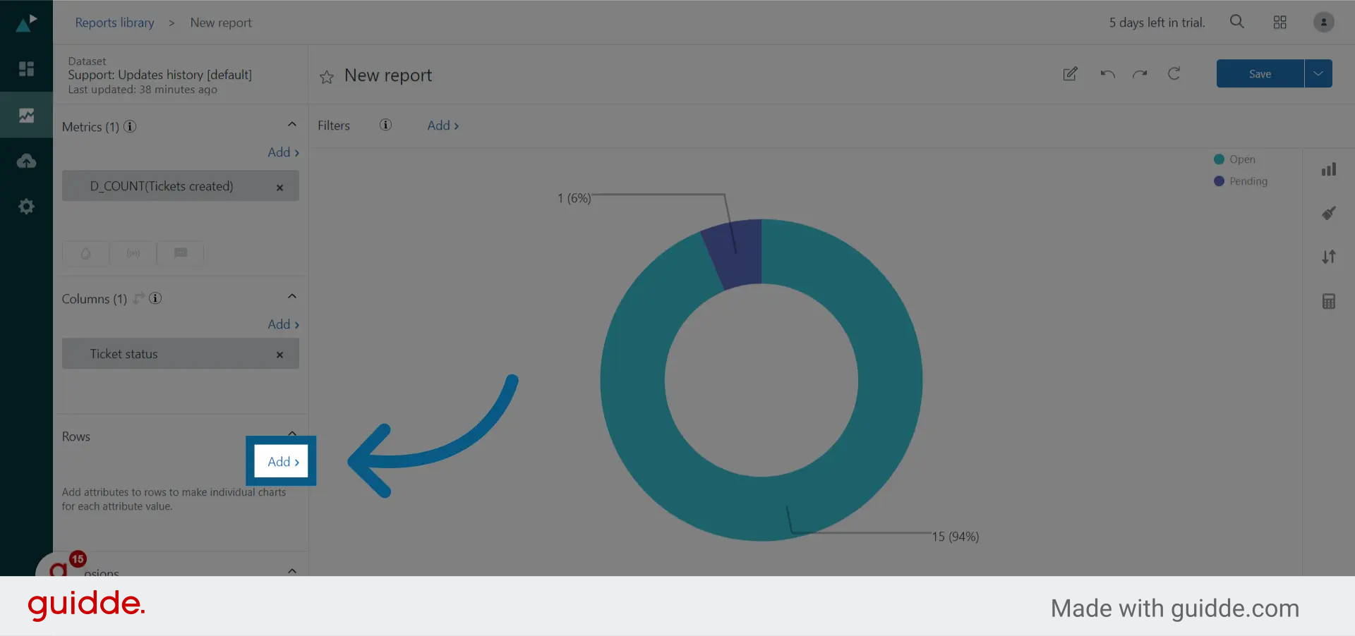 How to create a report on Zendesk Explore - Guidde | Gallery