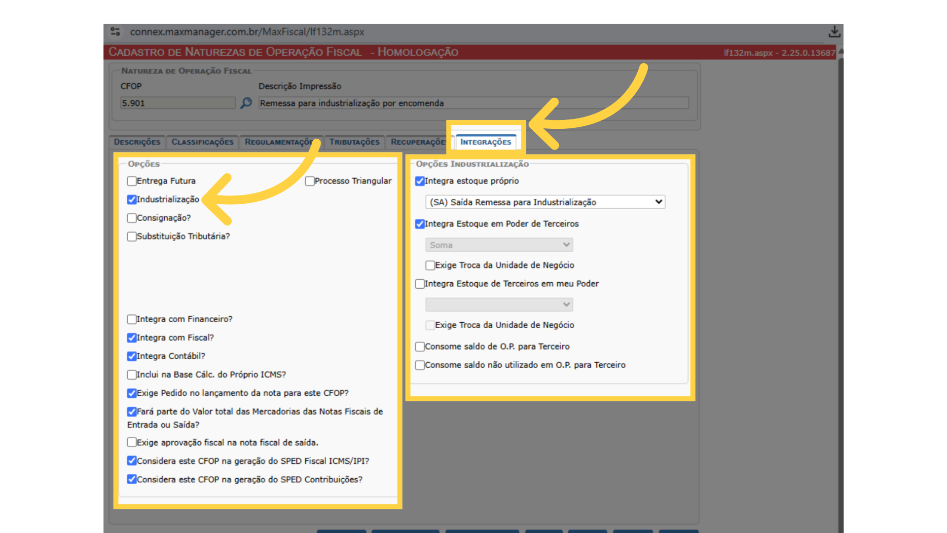 Como Configurar CFOP de Remessa Para Industrialização – E.R.P. MaxManager