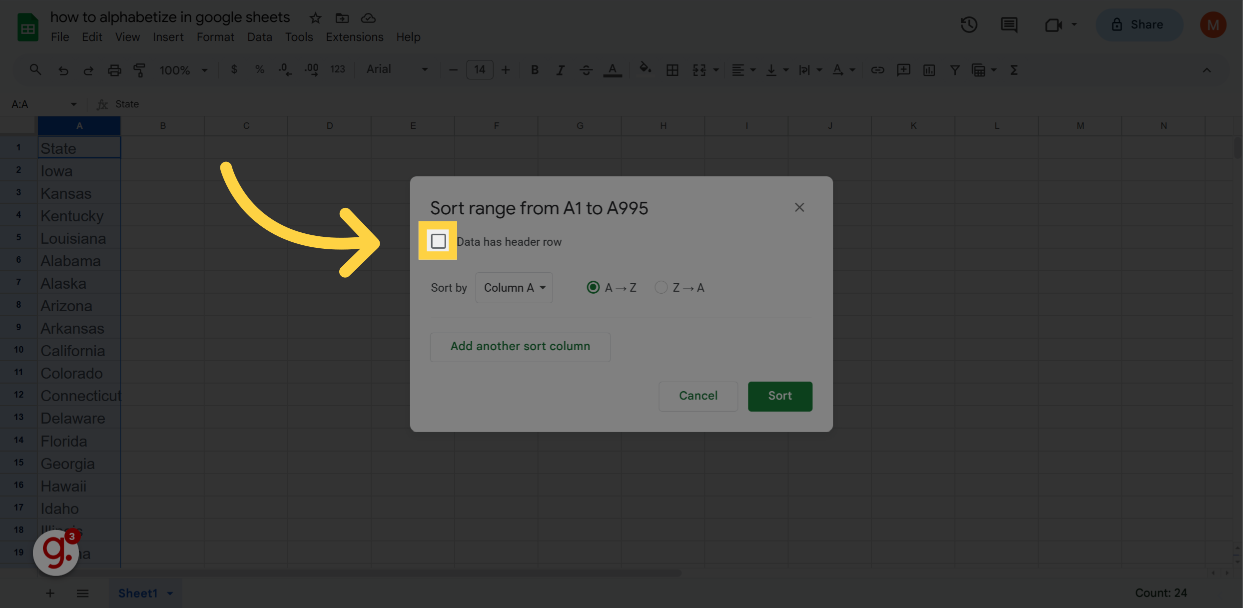 How To Alphabetize In Google Sheets Guidde Gallery how-to-alphabetize-in-google-sheets-guidde-gallery