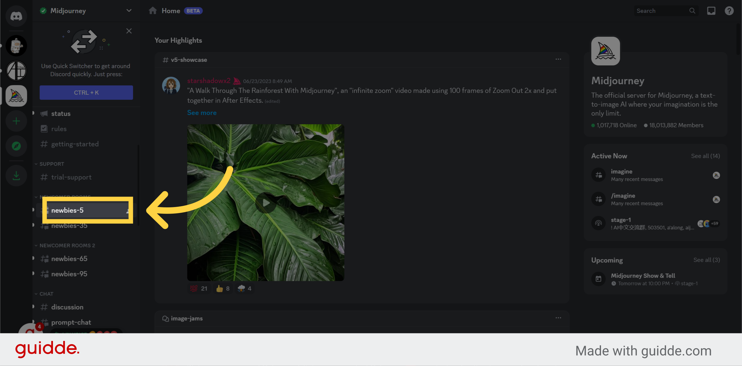 How to login to midjourney - Guidde | Gallery