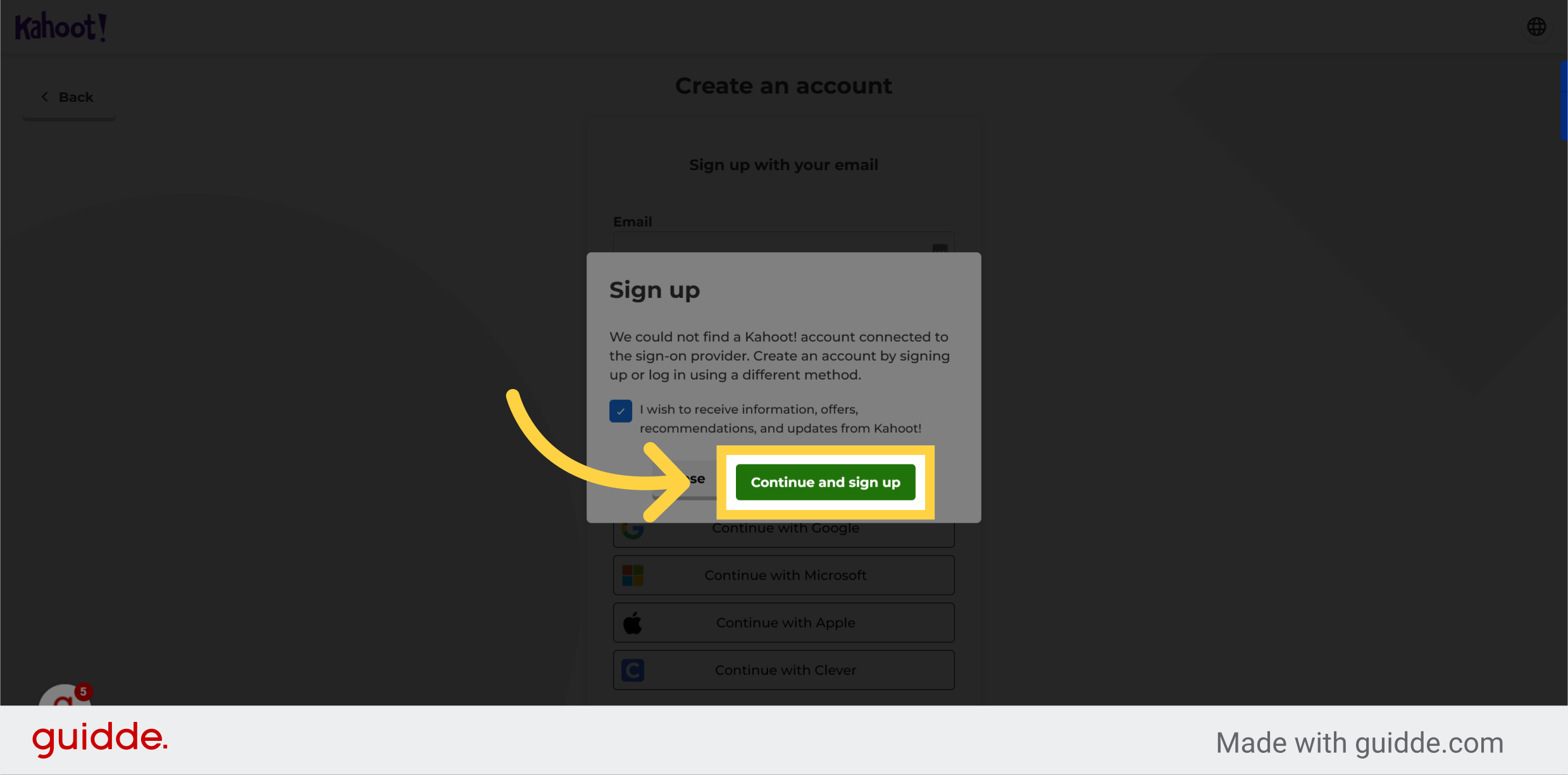 How to sign in to Kahoot? - Guidde | Gallery