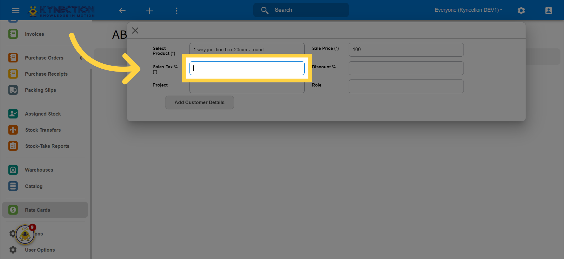 How to Create and Use a Customer Rate Card – Kynection