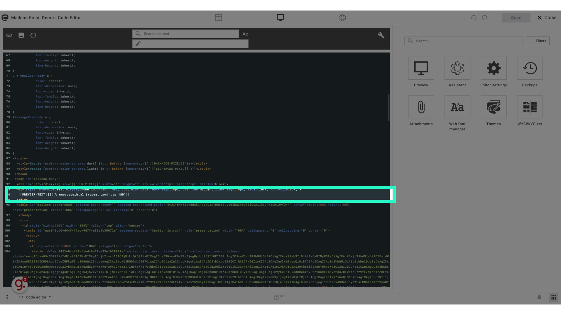 ️ How to replace the preview text scriptlet? : Maileon Support