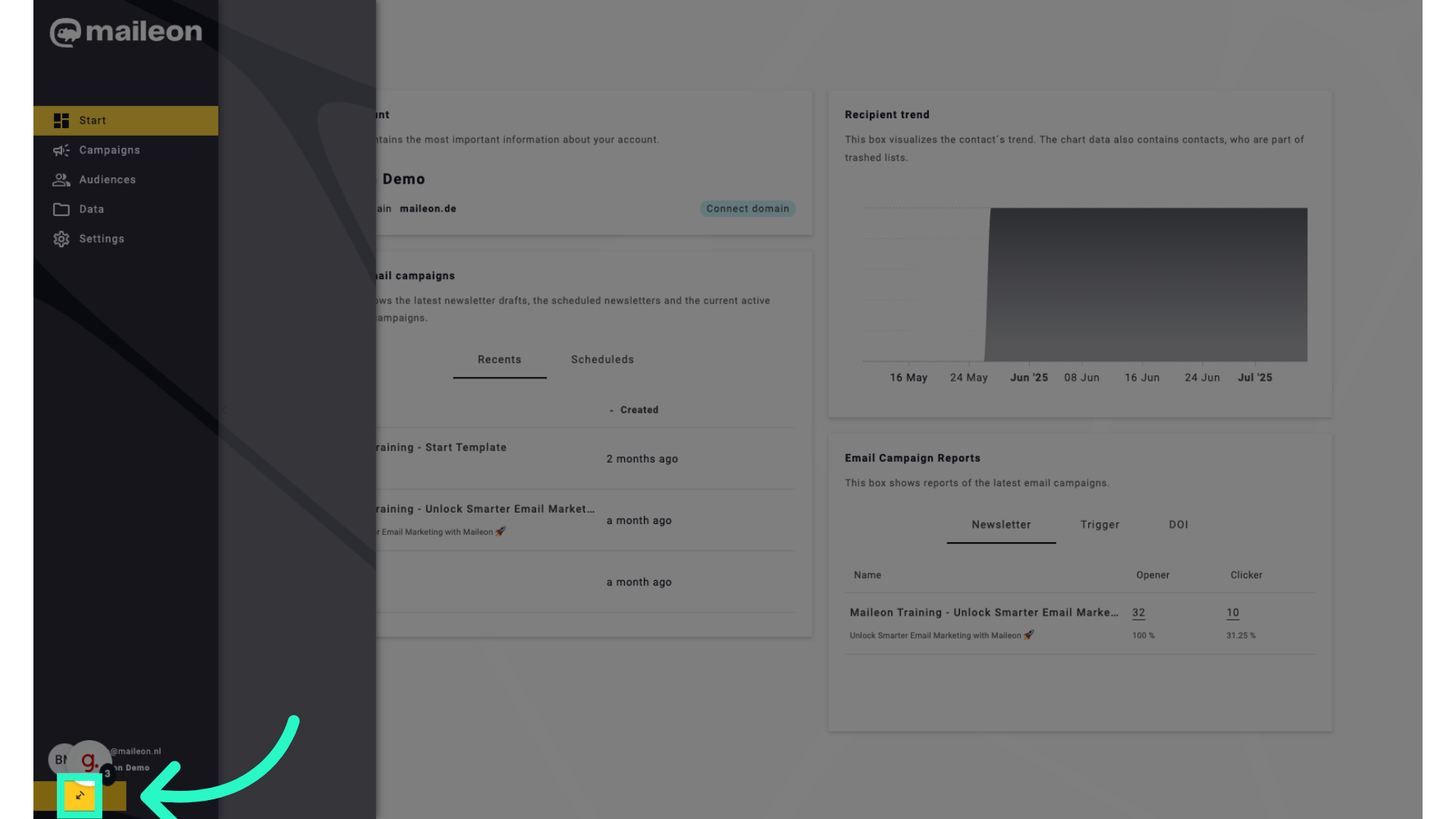 ️ How to switch between UI1 and UI2 (and back) : Maileon Support