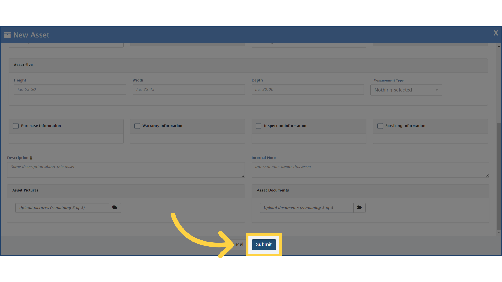 How to Add A New Asset? - Mi Property Portal Help Center