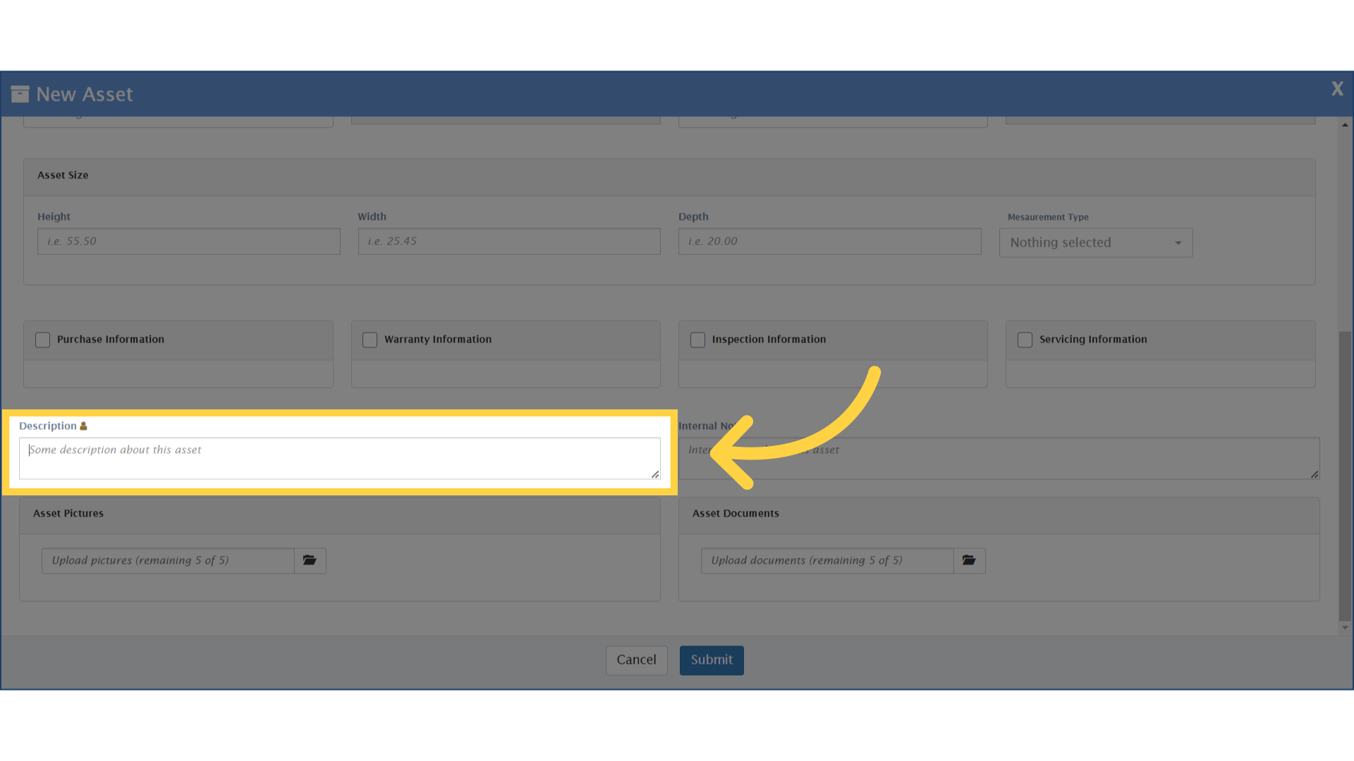 How to Add A New Asset? - Mi Property Portal Help Center