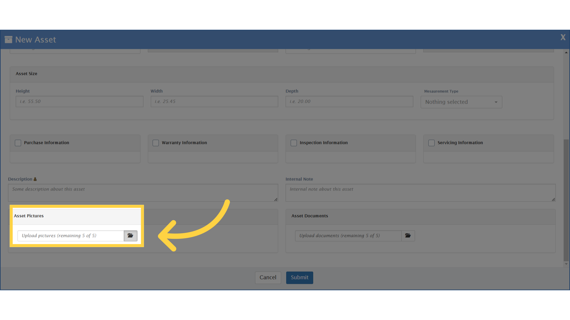 How to Add A New Asset? - Mi Property Portal Help Center