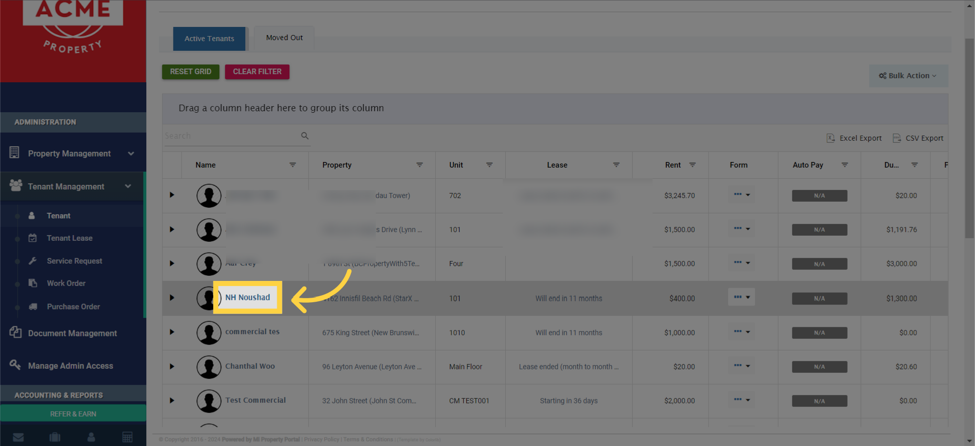 How to Add Tenant Bank Account? - Mi Property Portal Help Center