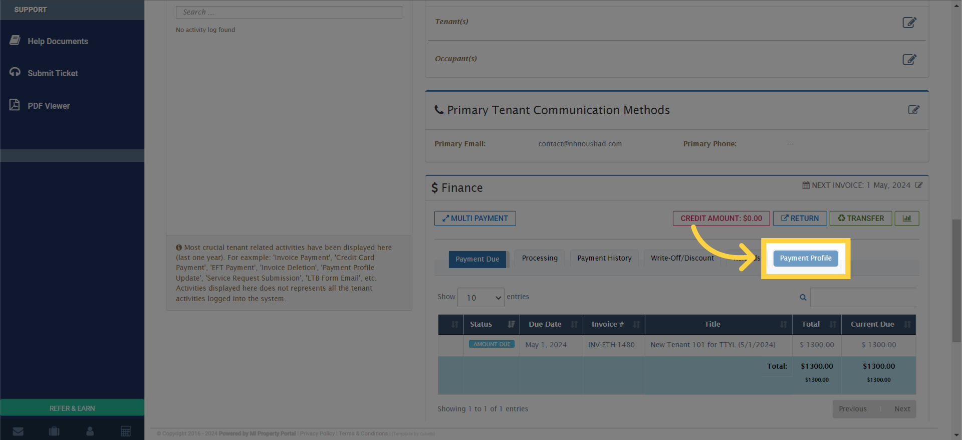 How to Add Tenant Bank Account? - Mi Property Portal Help Center