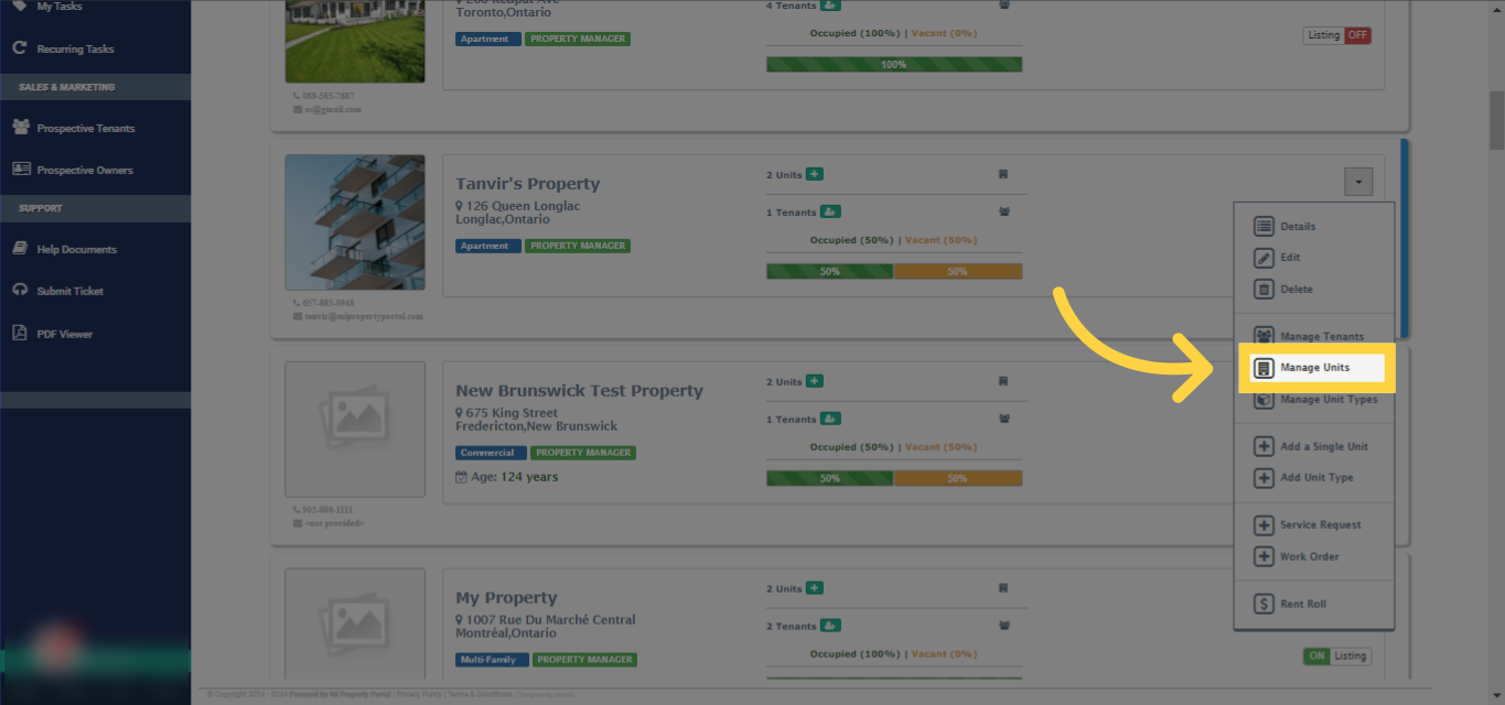 How to Link or Re-link Unit to a Unit Type? - Mi Property Portal Help ...