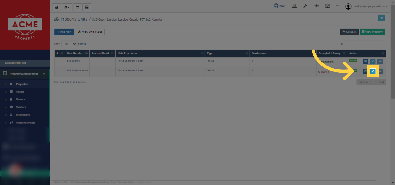 How to Link or Re-link Unit to a Unit Type? - Mi Property Portal Help ...
