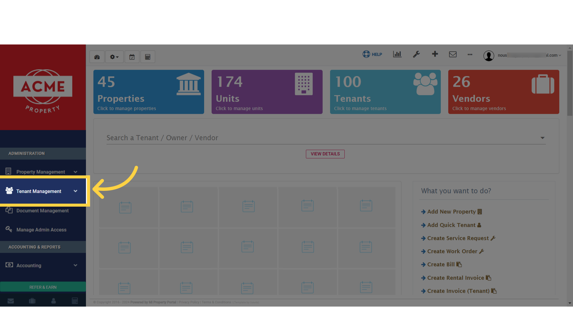 How to Add Storage for a Tenant? - Mi Property Portal Help Center