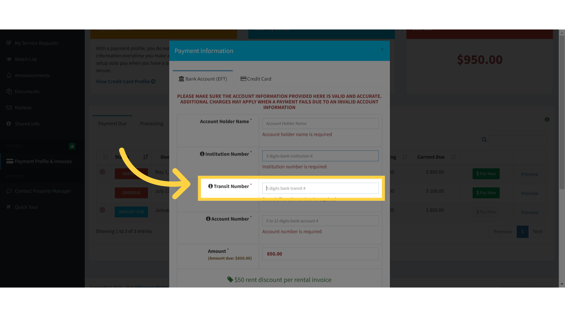 How to Pay Invoices in Tenant Portal? - Mi Property Portal Help Center