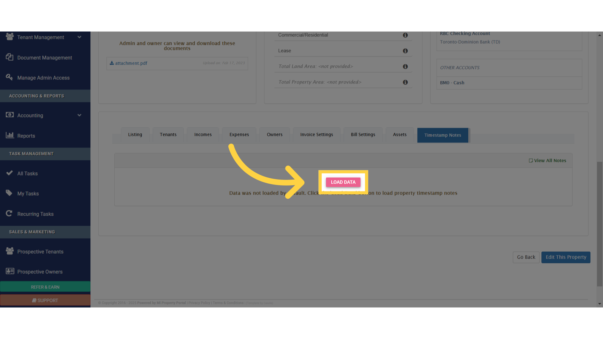 How to Add Properties to Timestamp Notes? - Mi Property Portal Help Center