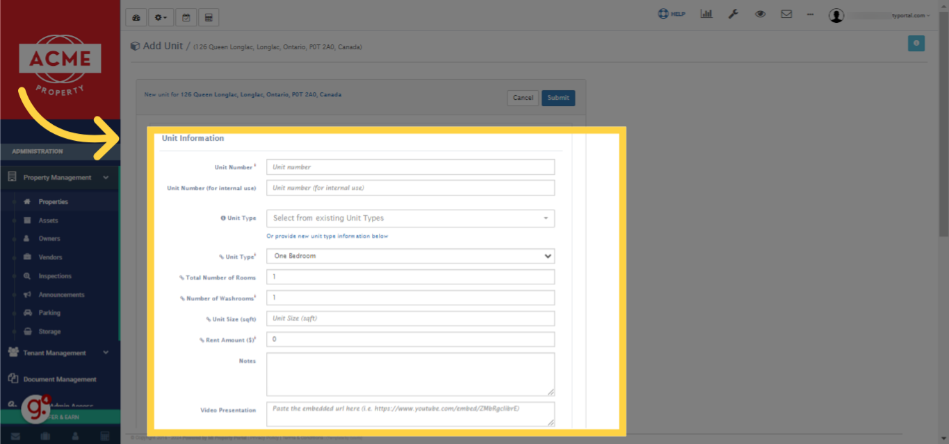 How to Add a Unit? - Mi Property Portal Help Center