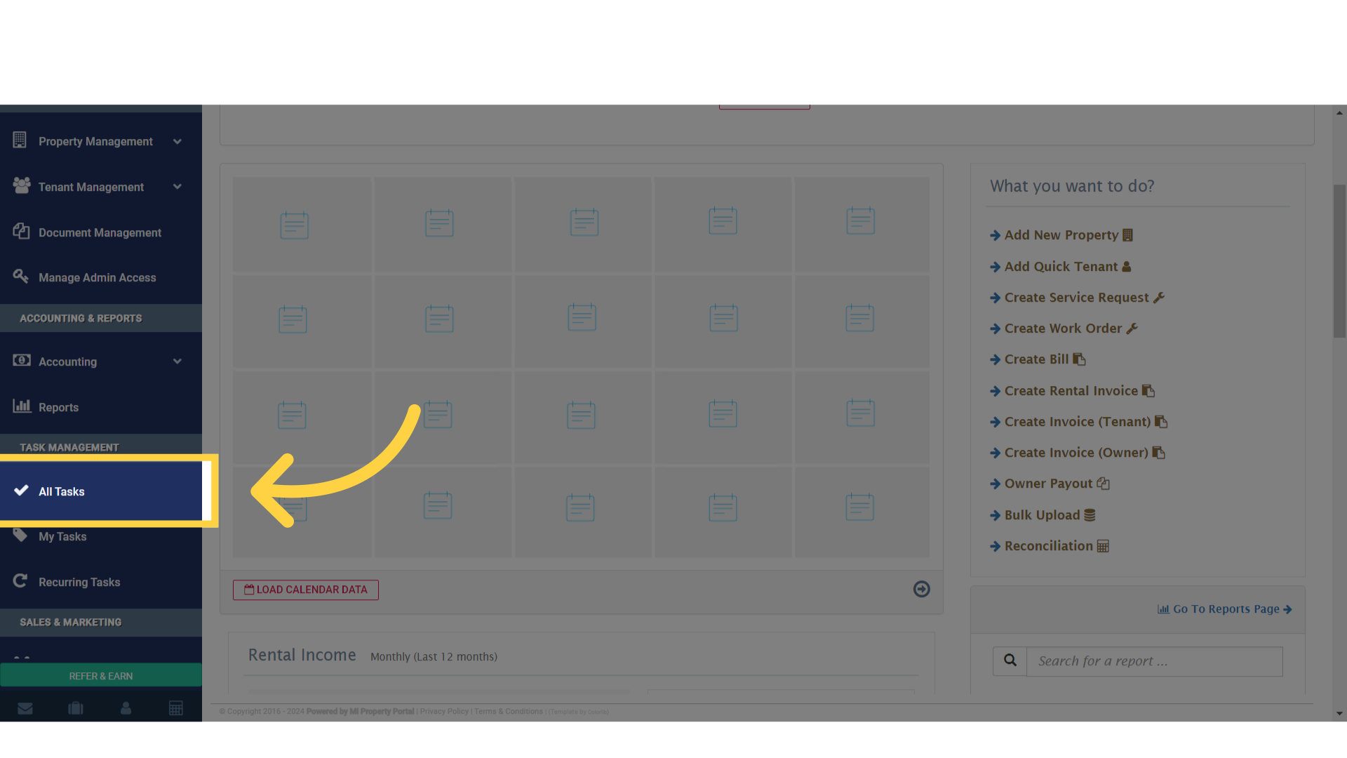 How to link an Existing Inspection from a Task (task details view)? - Mi Property Portal Help Center
