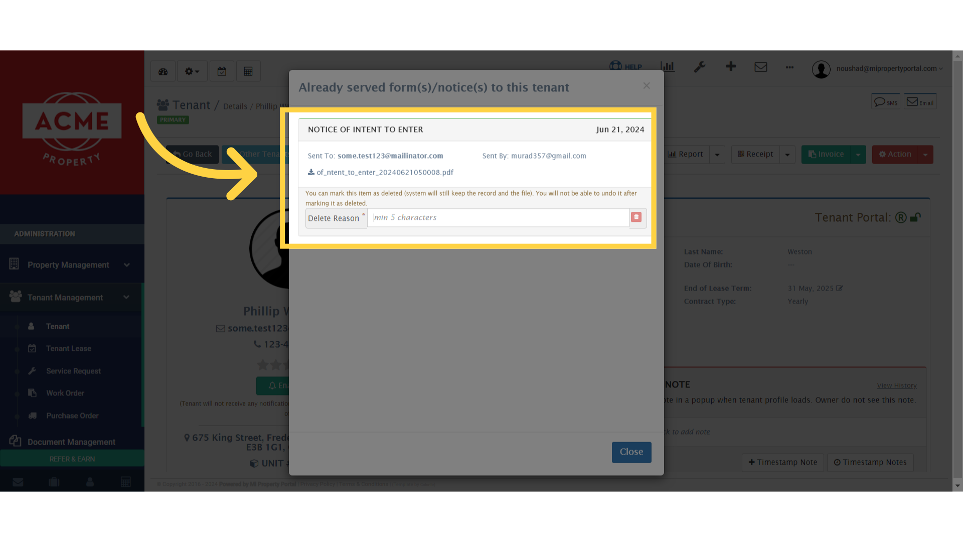 How to Delete an LTB Form from Form History? - Mi Property Portal Help ...