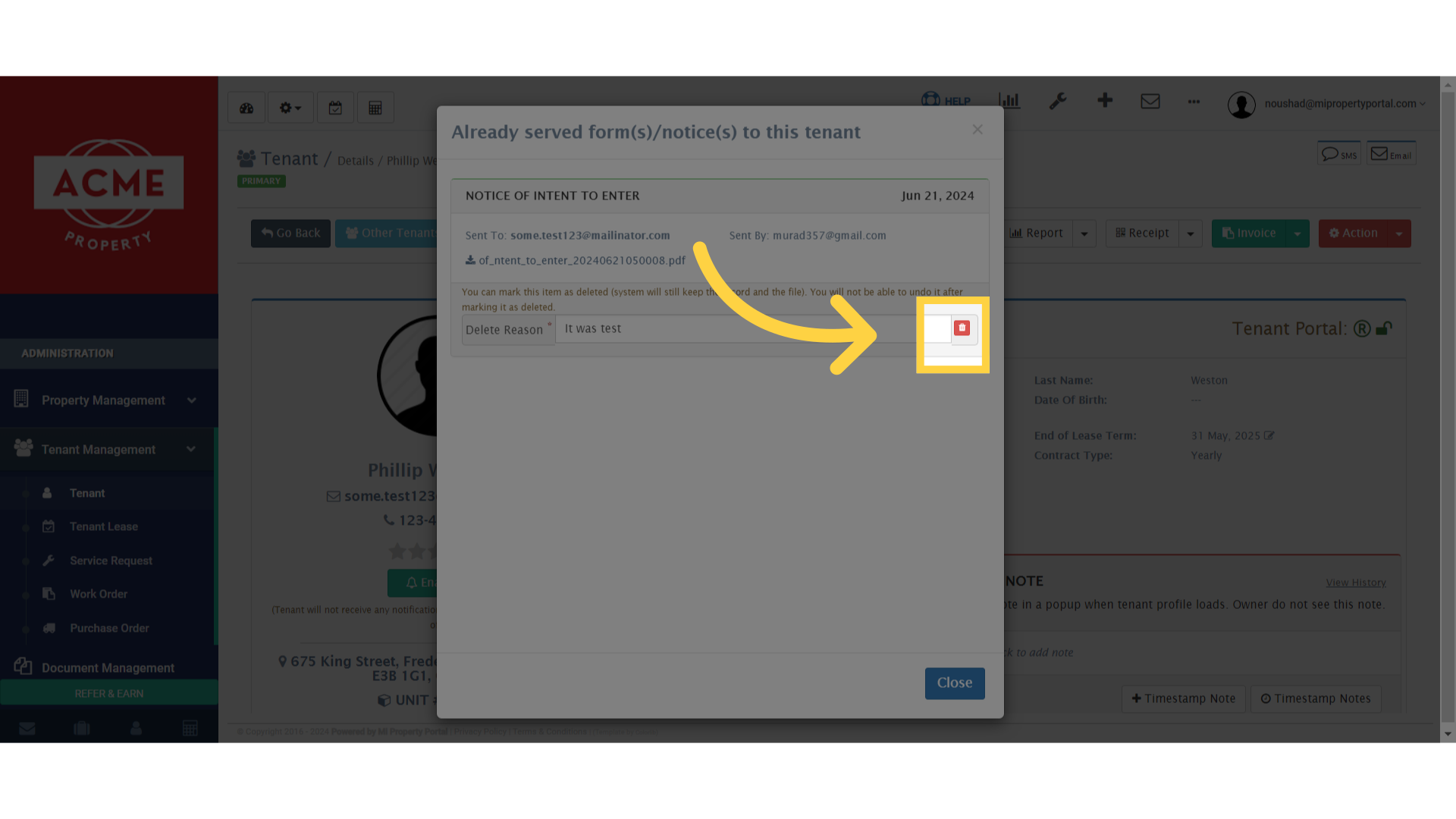 How to Delete an LTB Form from Form History? - Mi Property Portal Help Center