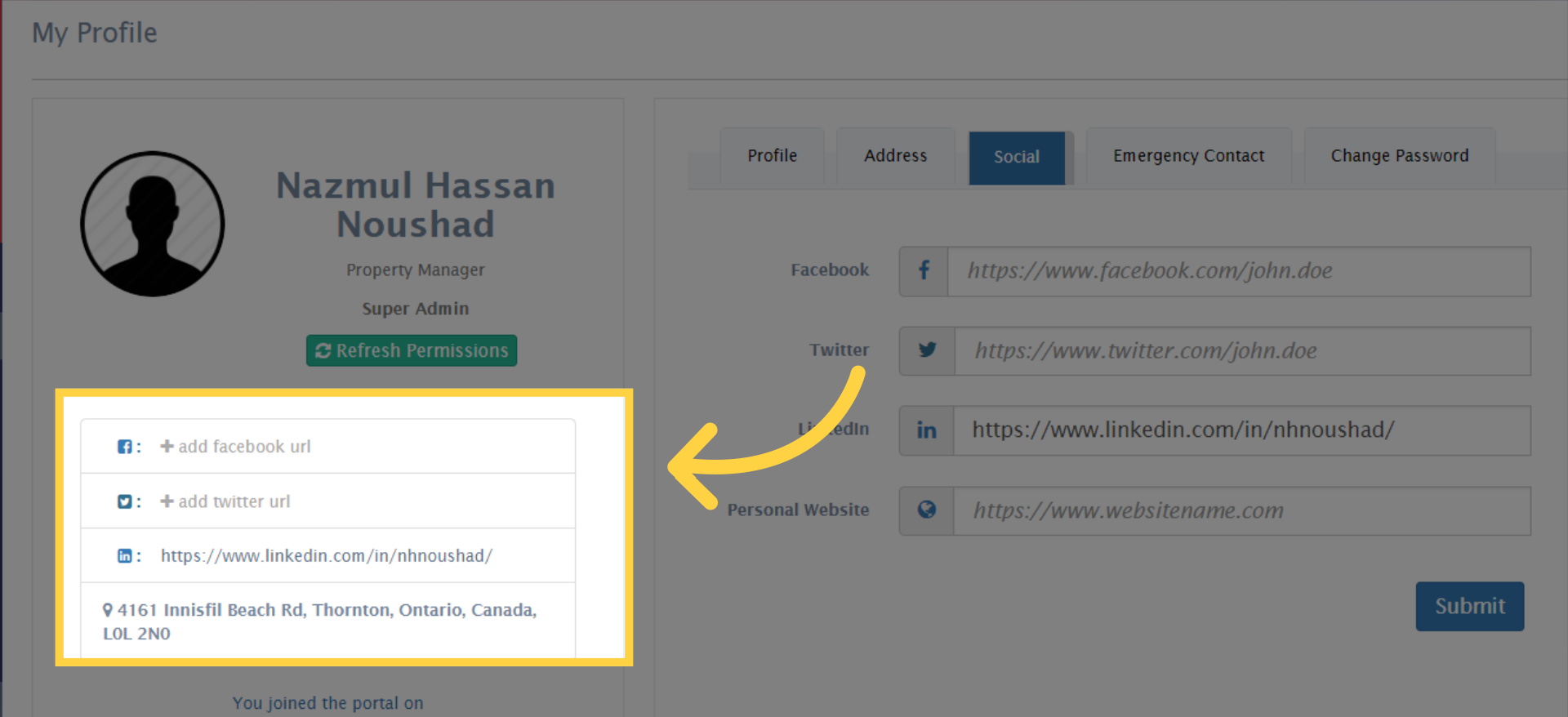 How to Setup/Update My Profile? - Mi Property Portal Help Center
