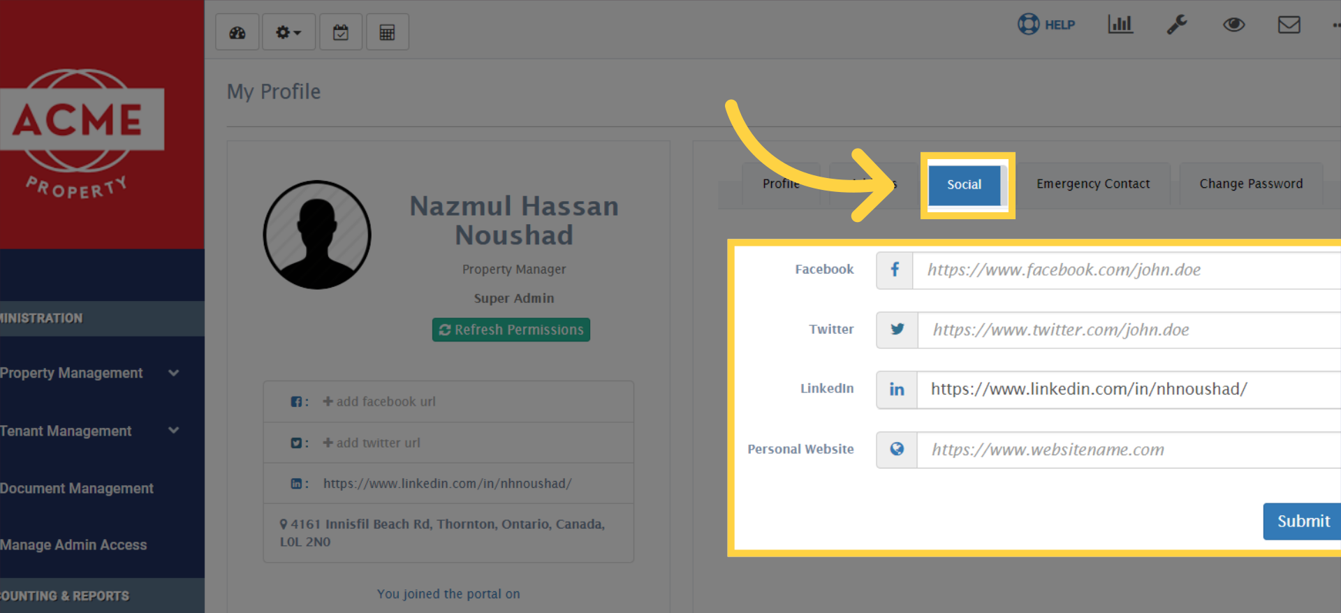 How to Setup/Update My Profile? - Mi Property Portal Help Center