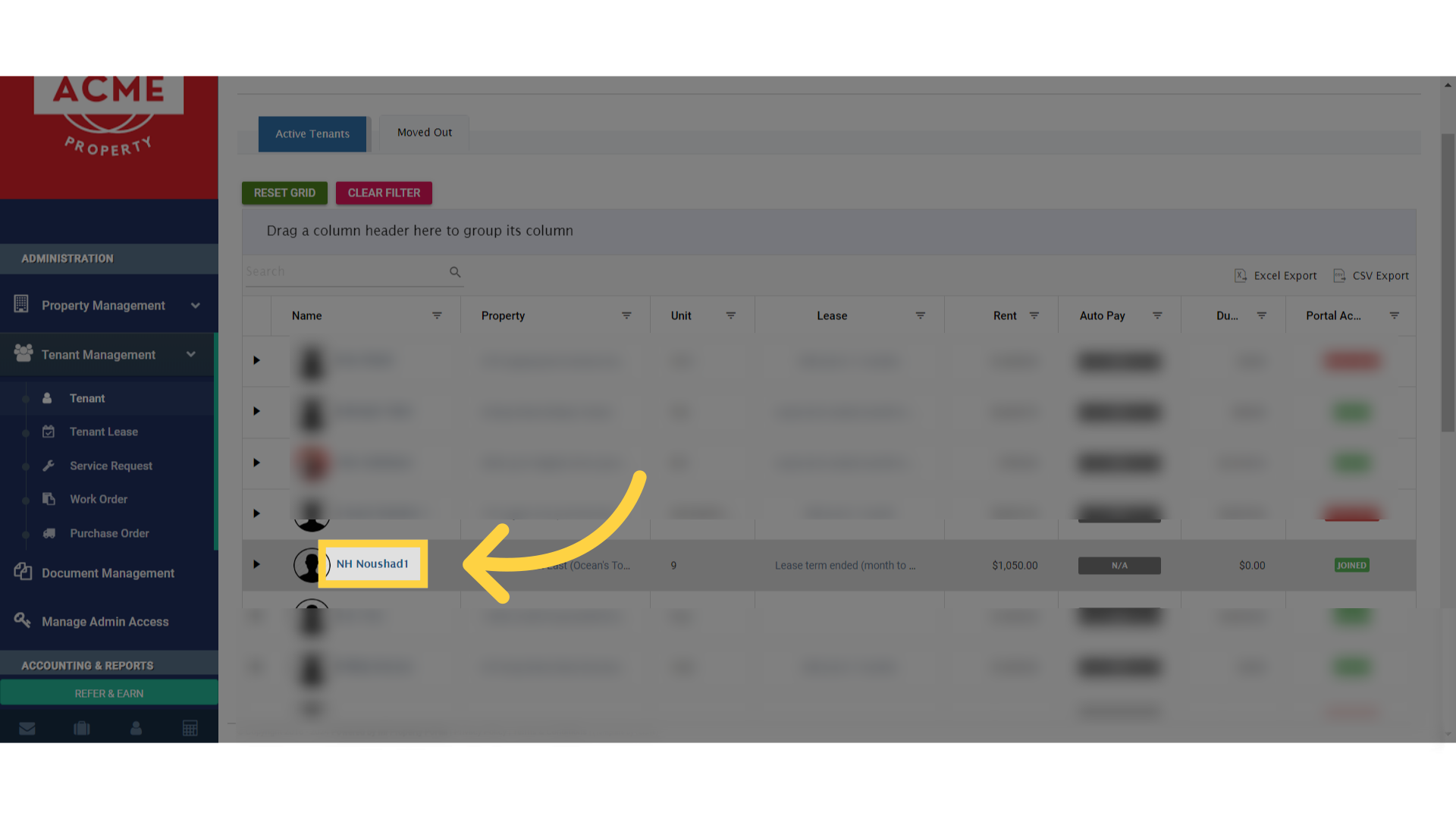 How to Generate Tenant Account History Report? - Mi Property Portal ...