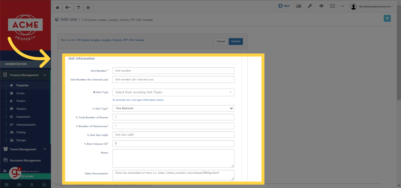 How to Add a Unit? - Mi Property Portal Help Center