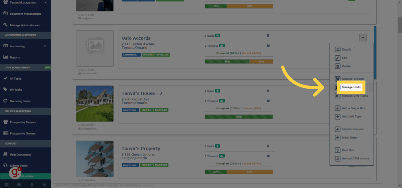 How to Activate or Deactivate a Unit? - Mi Property Portal Help Center