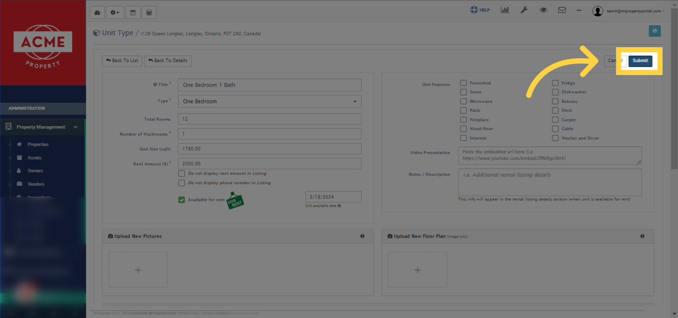 How to Edit a Unit Type? - Mi Property Portal Help Center