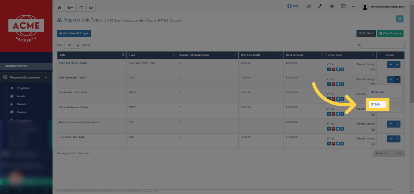 How to Edit a Unit Type? - Mi Property Portal Help Center