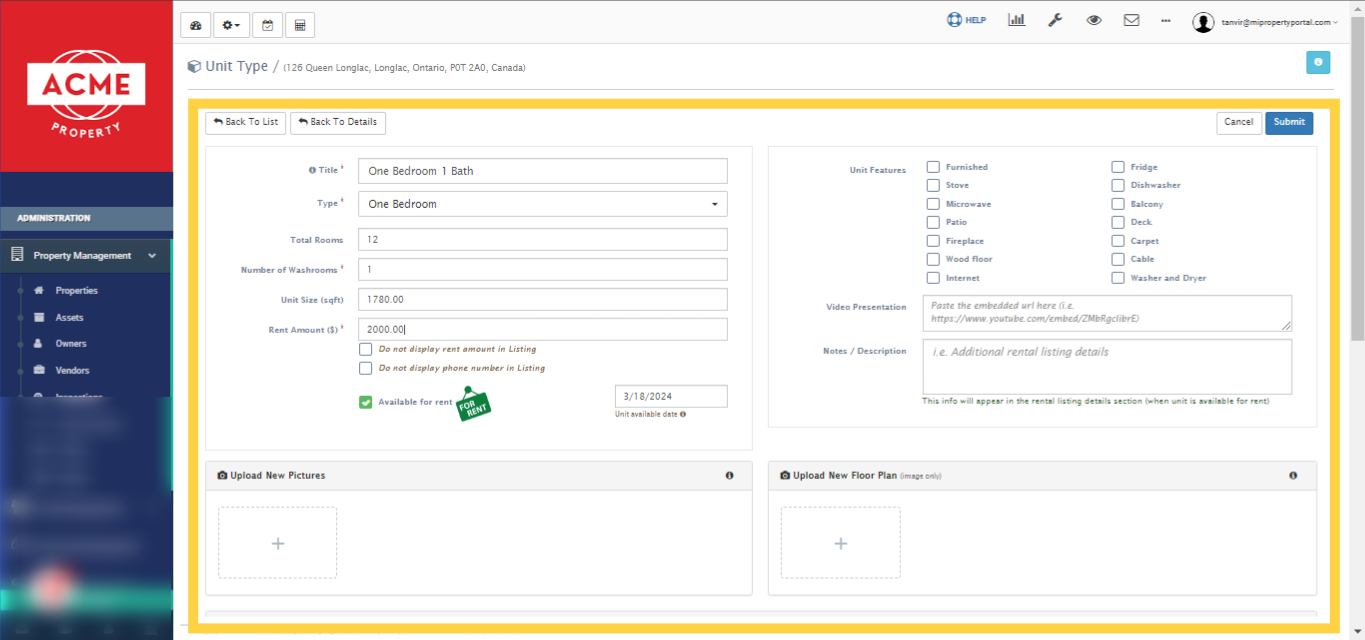 How to Edit a Unit Type? - Mi Property Portal Help Center