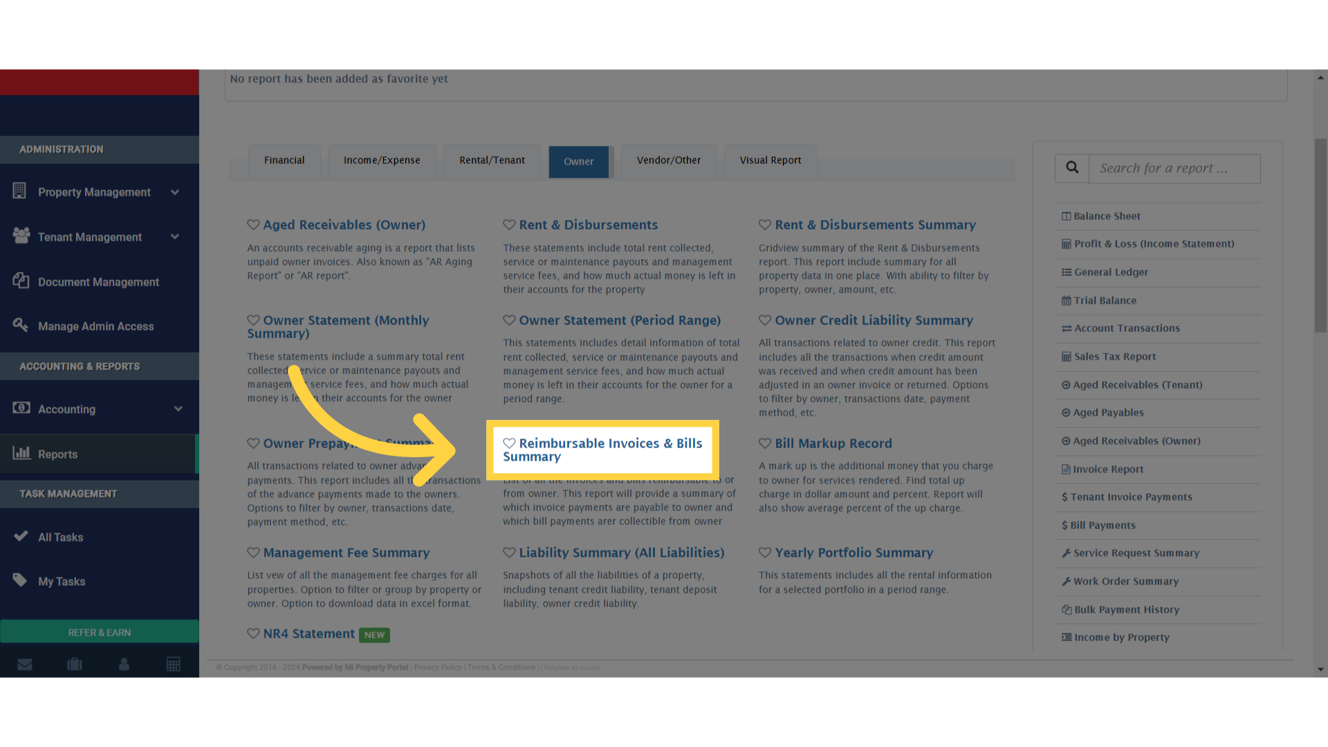 How to Create Reimbursable Invoices & Bills Summary Report? - Mi ...