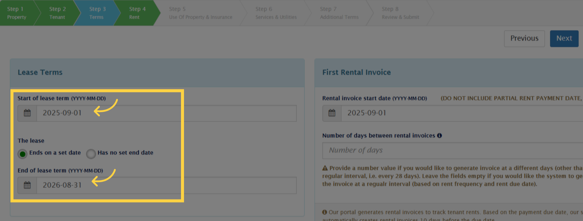 Lease Management System Overview - Mi Property Portal Help Center