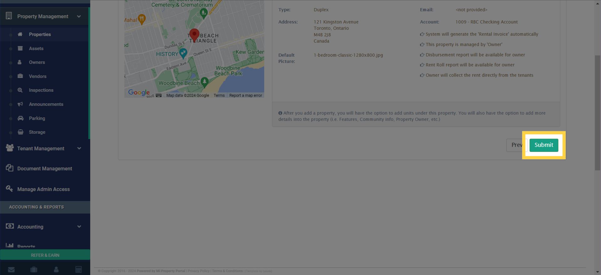 How to Add a New Property (Guidde) - Mi Property Portal Help Center