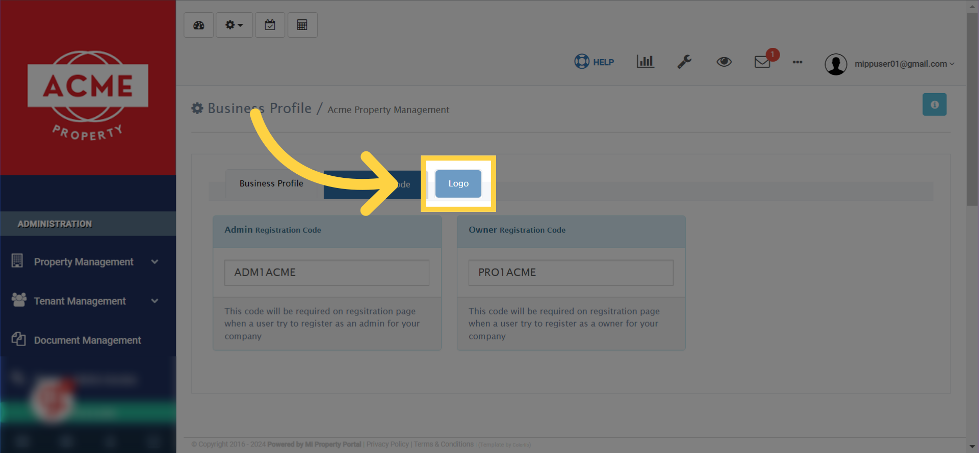 How to Update Business Profile and Logo? - Mi Property Portal Help Center