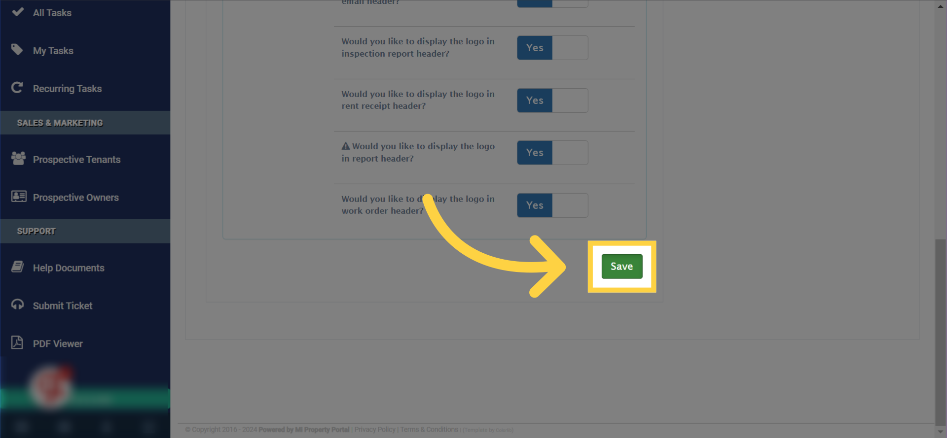 How to Update Business Profile and Logo? - Mi Property Portal Help Center