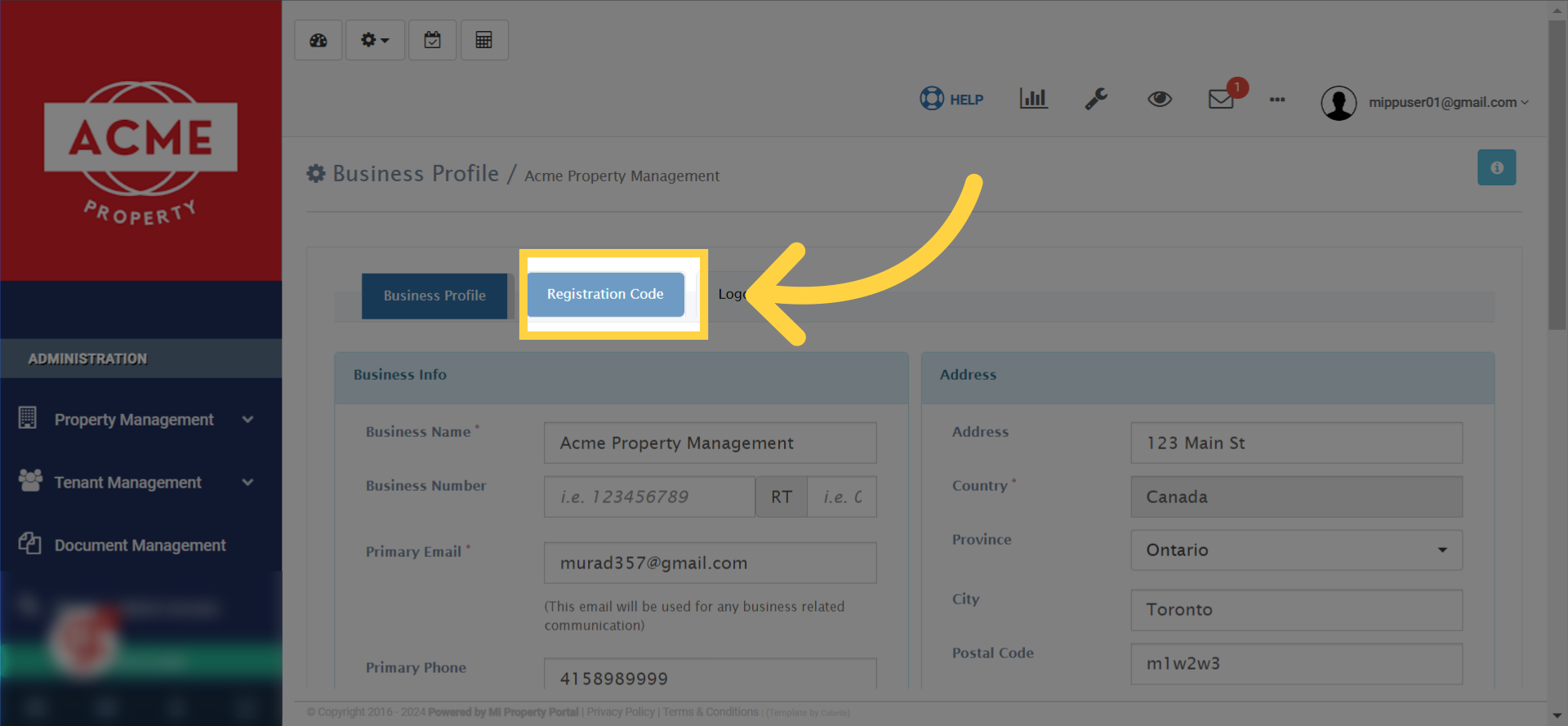 How to Update Business Profile and Logo? - Mi Property Portal Help Center