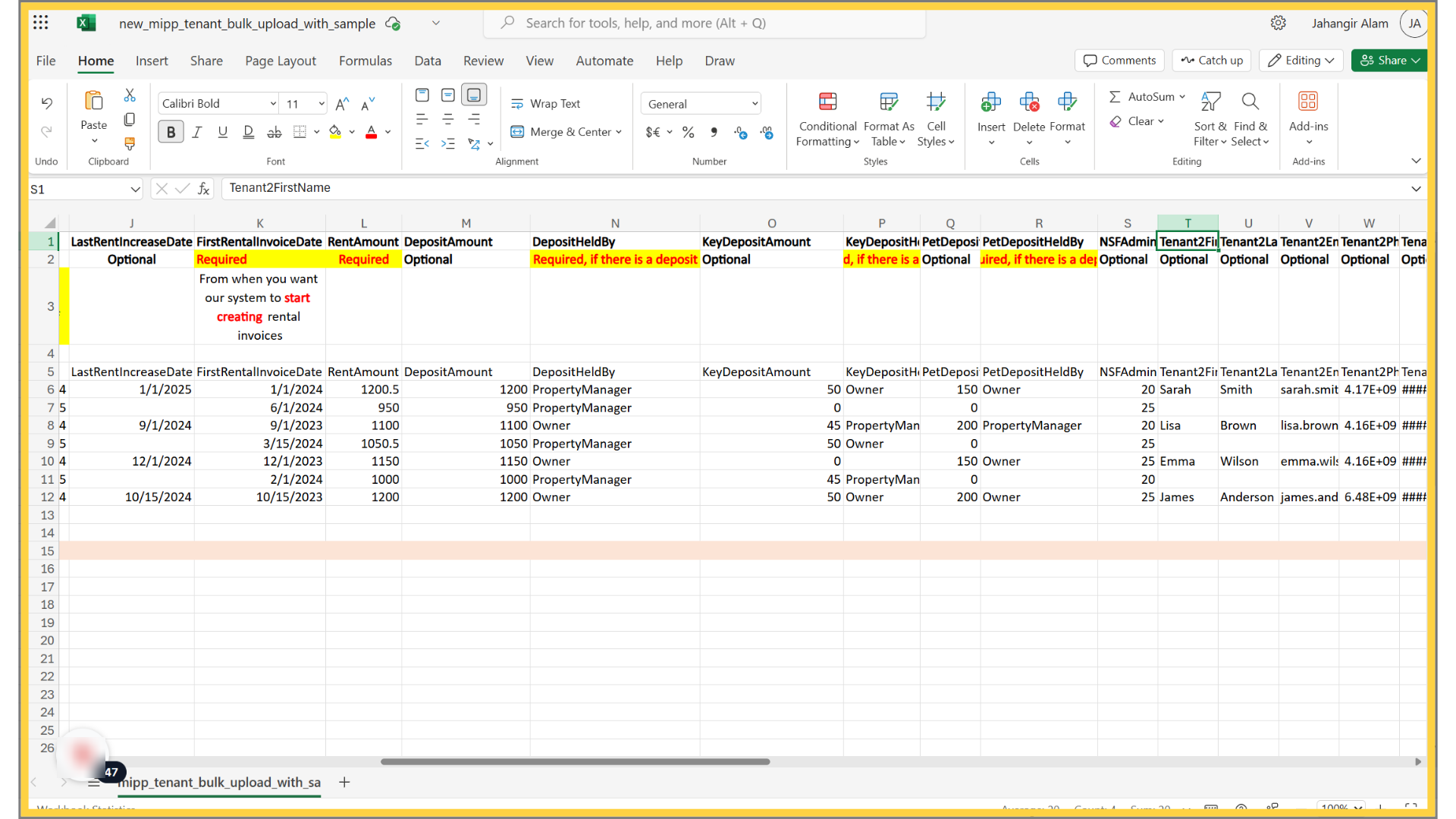 How to Fill out the Tenant Bulk Upload File - Mi Property Portal Help ...