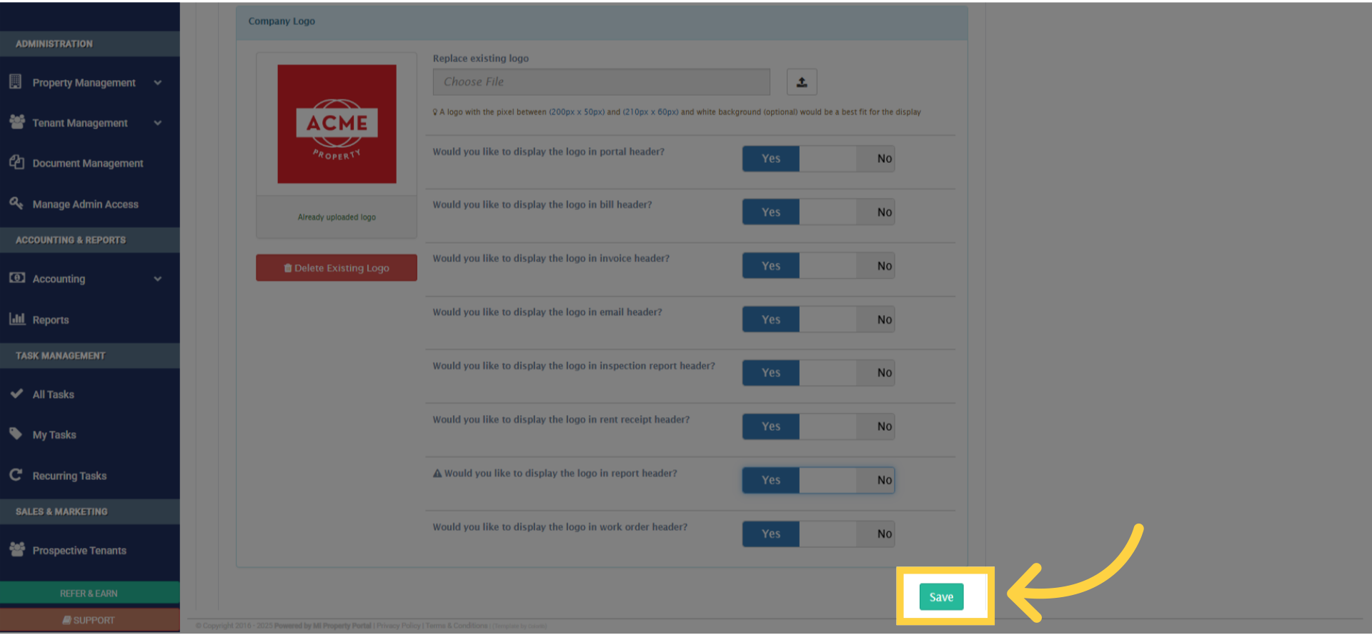 How to Update Business Profile, Customize Login Page and Upload Logo ...