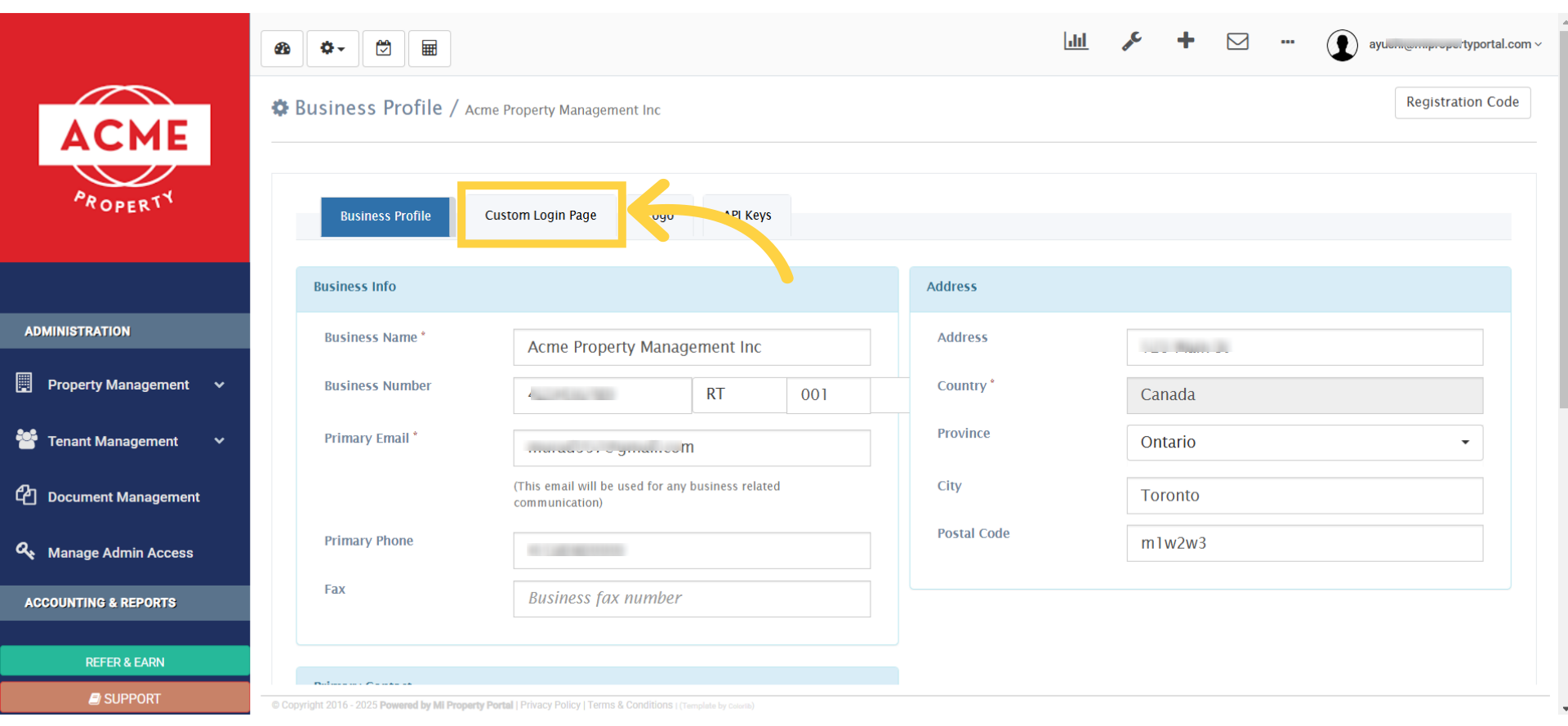 How to Update Business Profile, Customize Login Page and Upload Logo ...