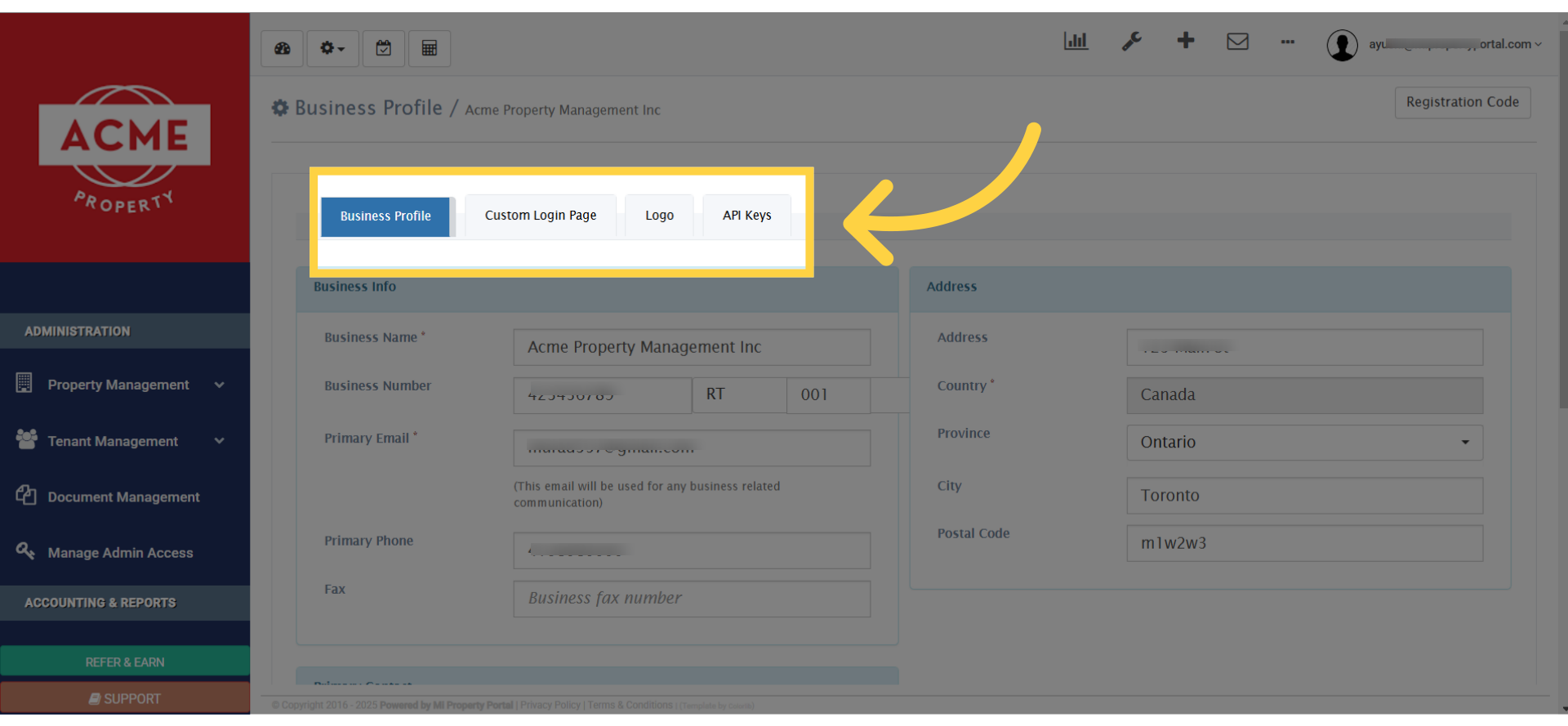How to Update Business Profile, Customize Login Page and Upload Logo ...