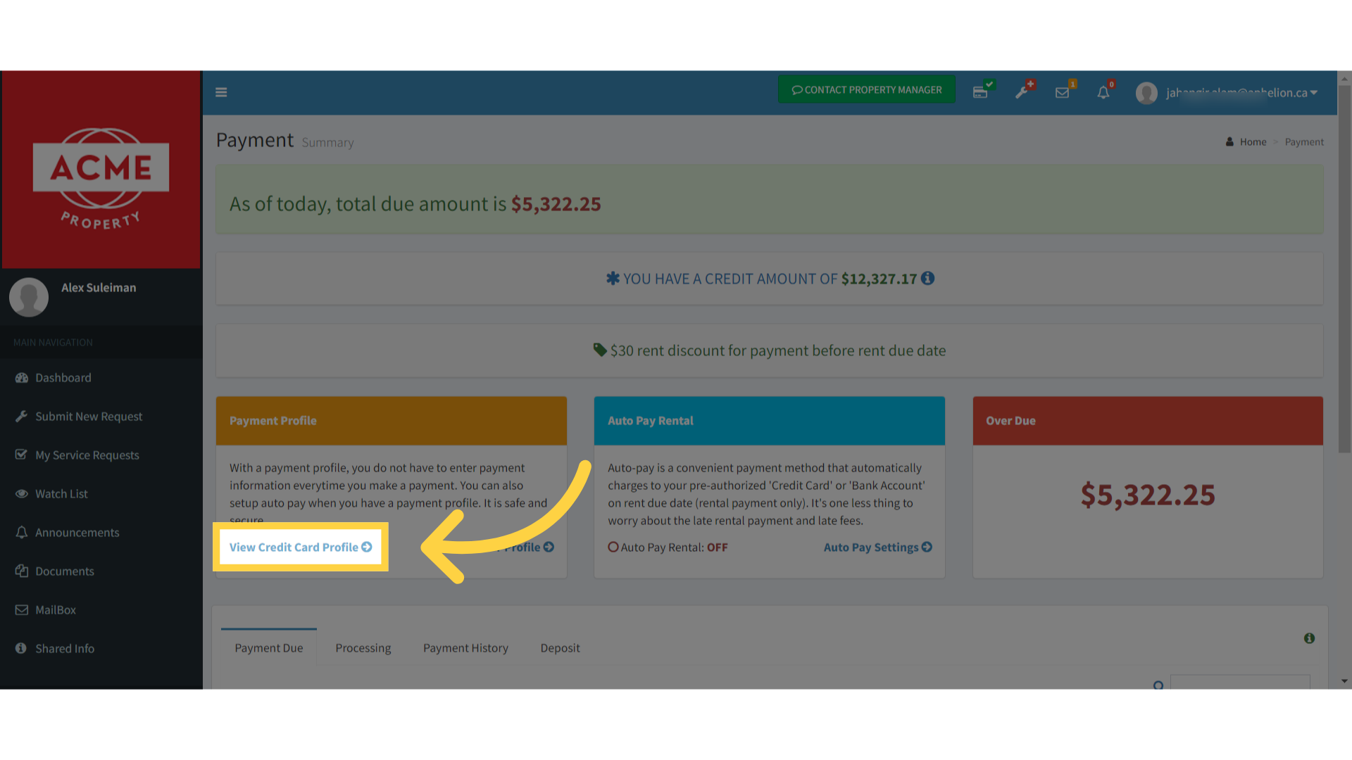 How Tenant can Save a Payment Profile? - Mi Property Portal Help Center