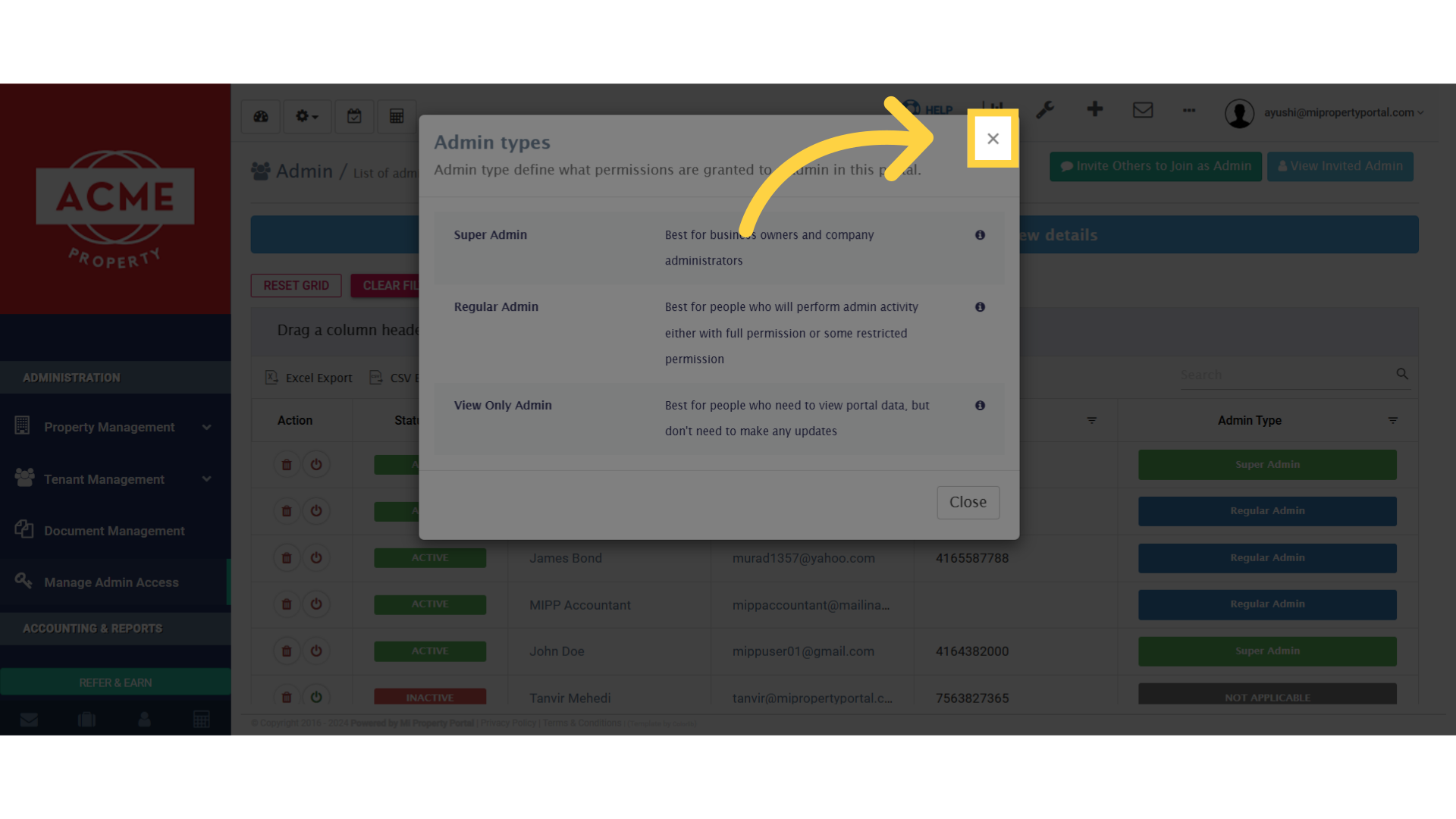 How to Manage Admin Access, Change Permissions & Assign Roles - Mi ...