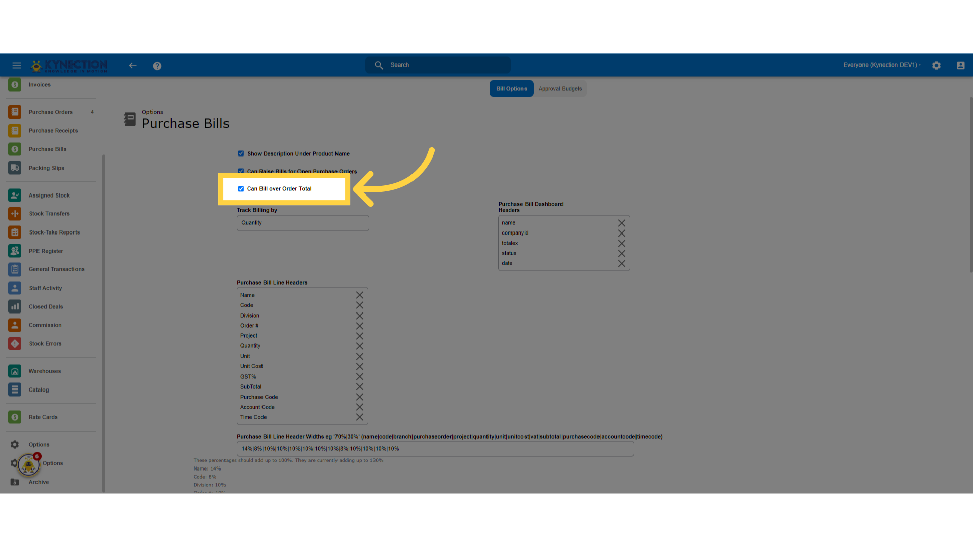 Direct PO > Bill Workflow – Kynection