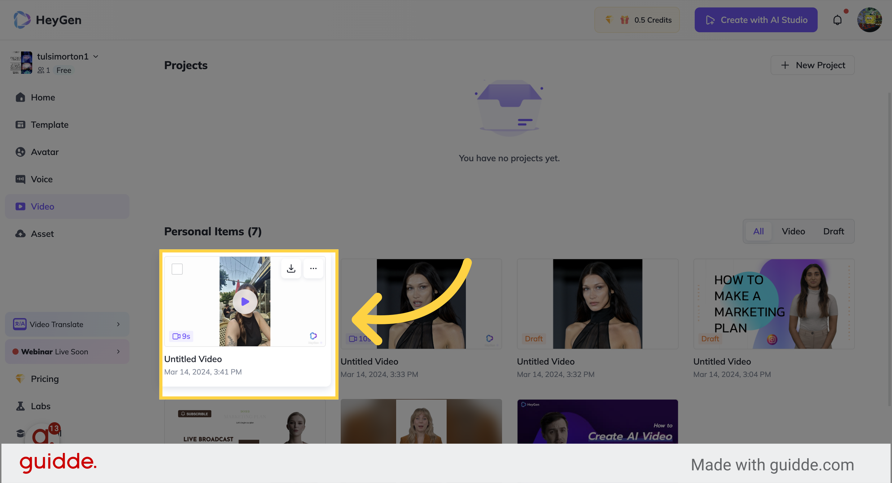 How to create an photo avatar on HeyGen - Guidde | Gallery