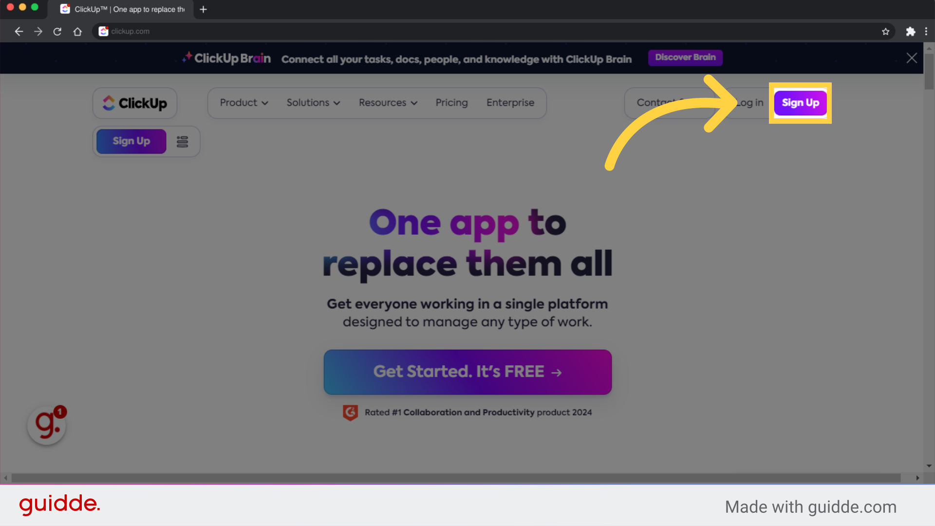 How to set up your ClickUp workspace - Guidde | Gallery