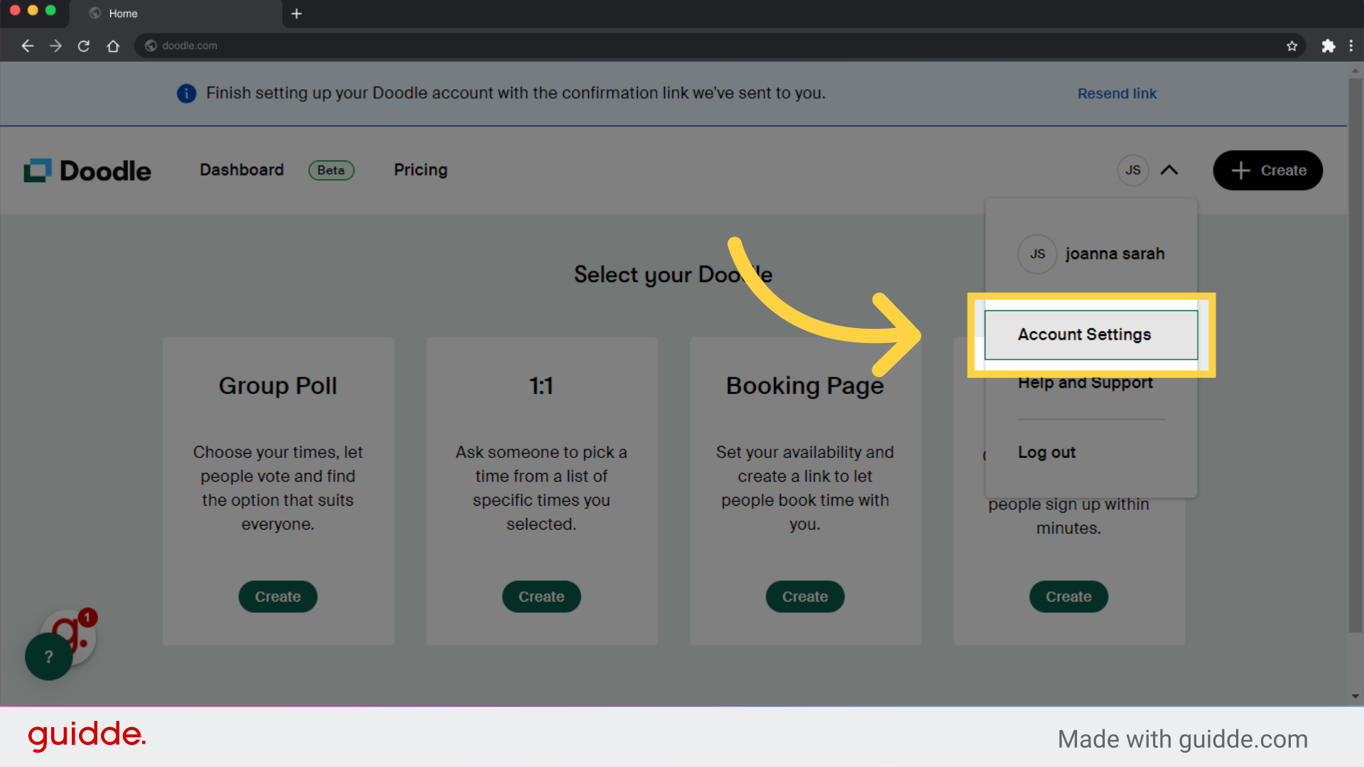 How to invite participants and set availability options in Doodle ...