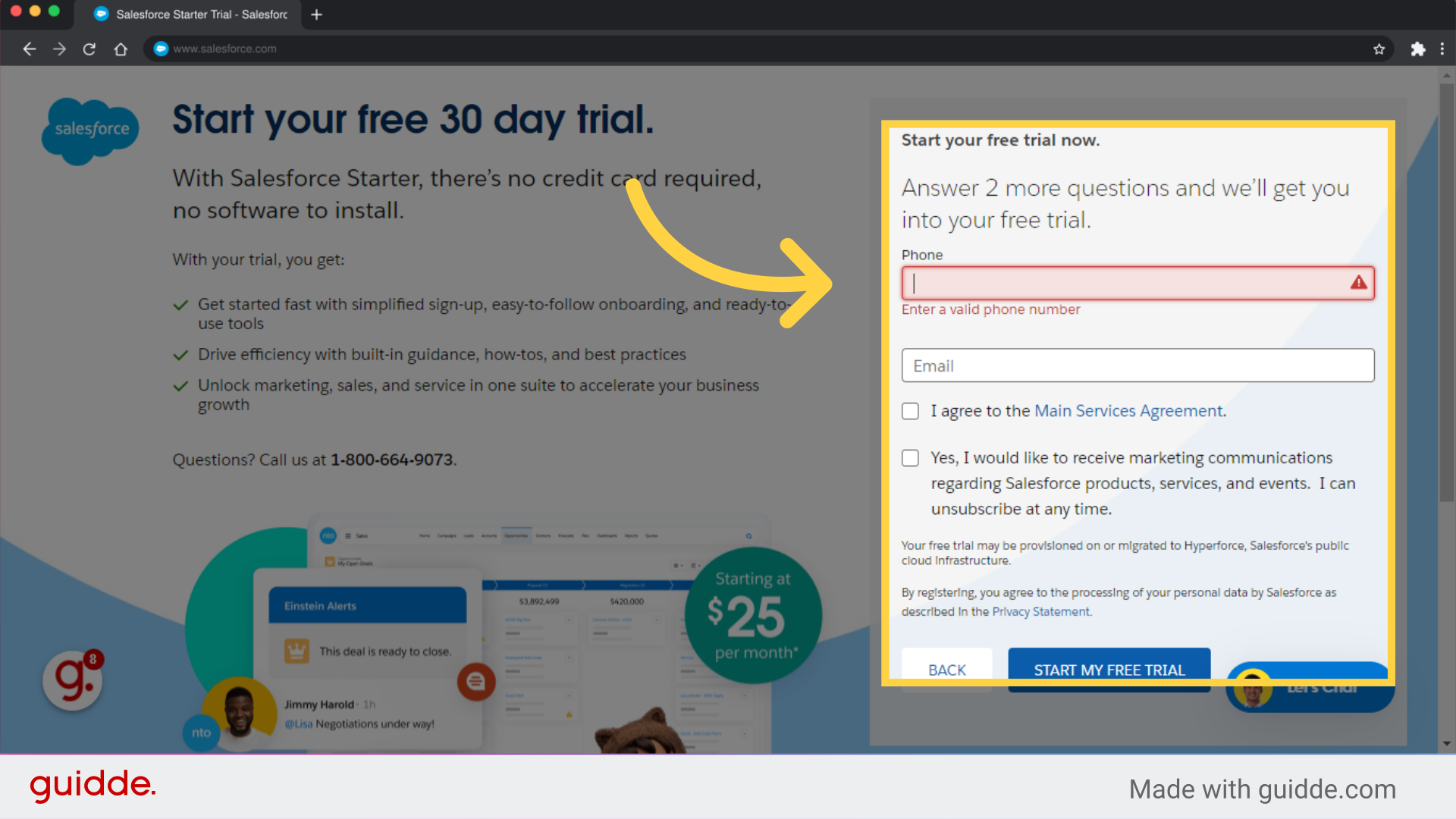 How to Set up your Sales Force account - Guidde | Gallery