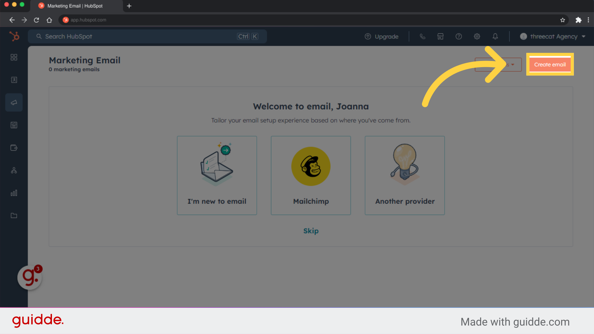 How to create email templates in HubSpot - Guidde | Gallery