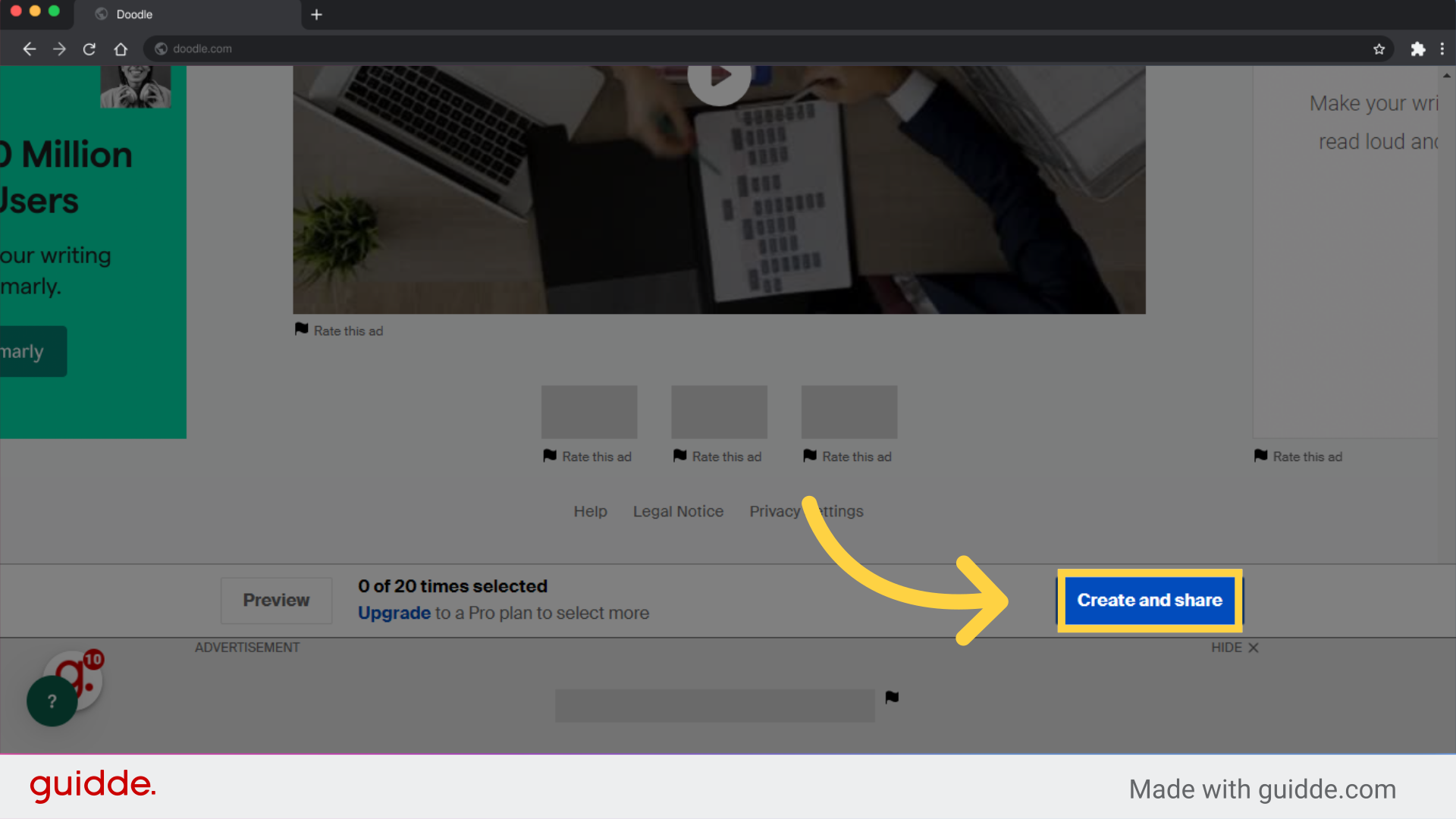 How to create and schedule polls and surveys with Doodle - Guidde | Gallery